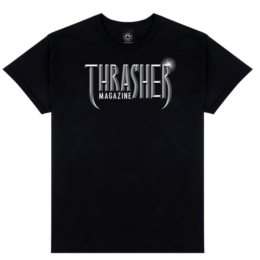 Thrasher T-Shirt Gothic - Black | Skatewarehouse.co.uk