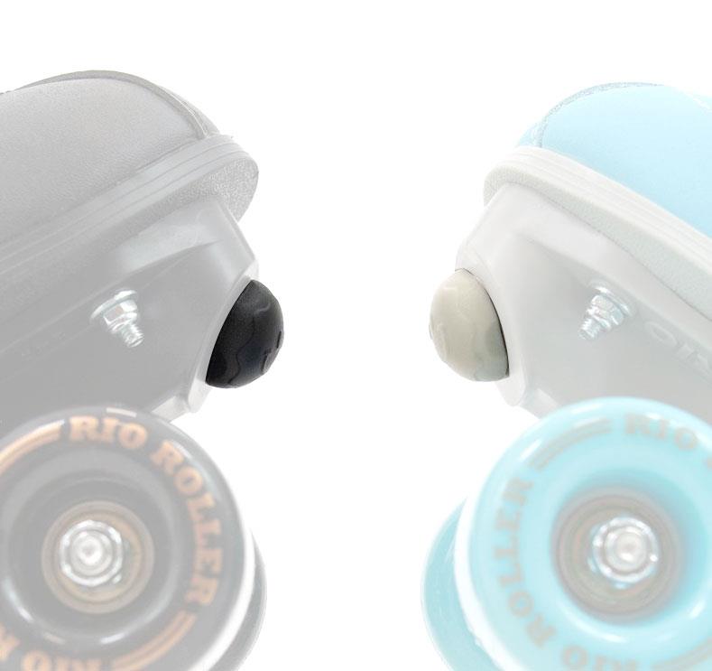 Rio Roller Quad Roller Skate Stopper Jam Plugs - Cream - 5/16" - 5/8 ...