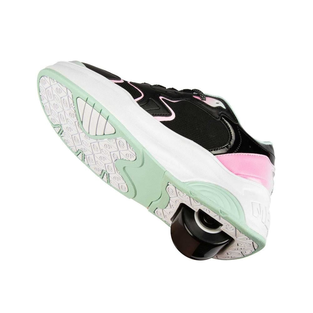 Heelys Mega Pro - Black / Pink / Blue | Skatewarehouse.co.uk
