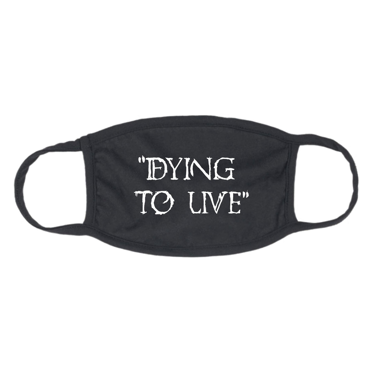 Zero Dying To Live Face Mask Black White | Skatewarehouse.co.uk