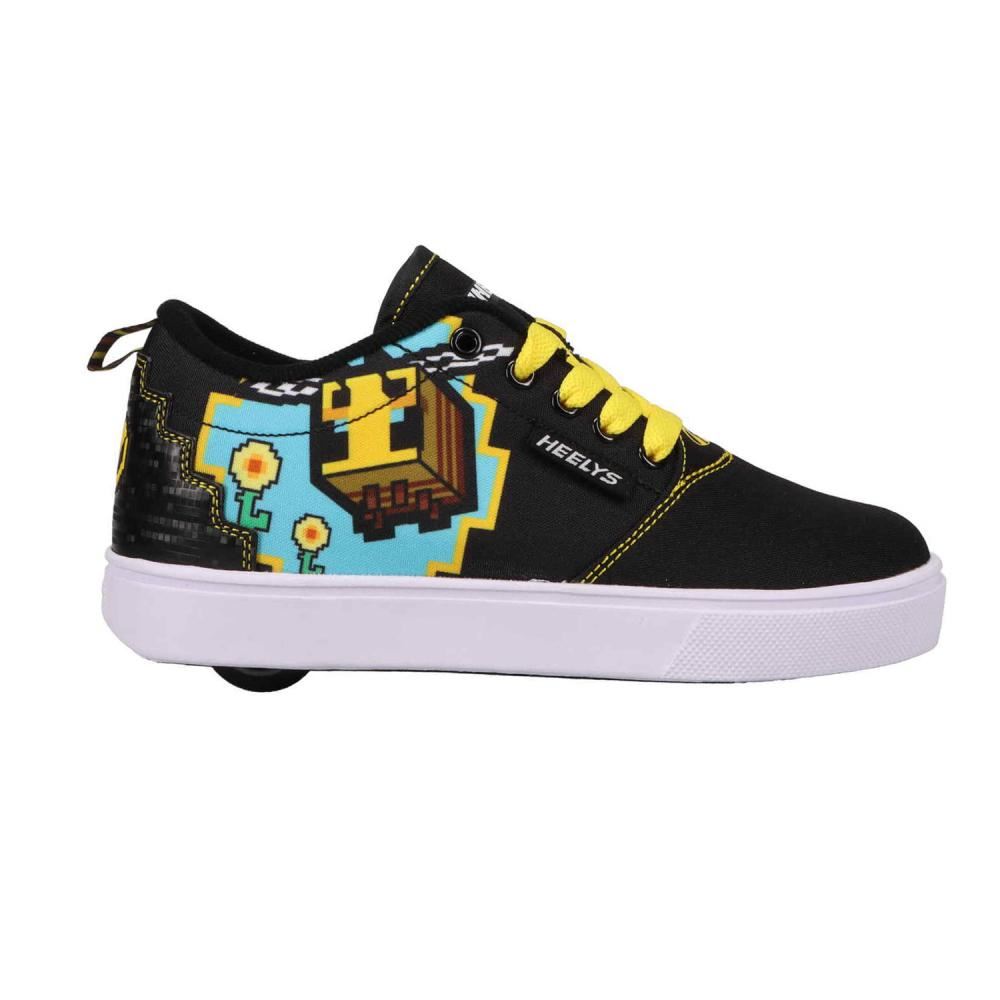 Heelys x Minecraft Pro 20 Prints MMC - Black / Yellow | Skatewarehouse ...