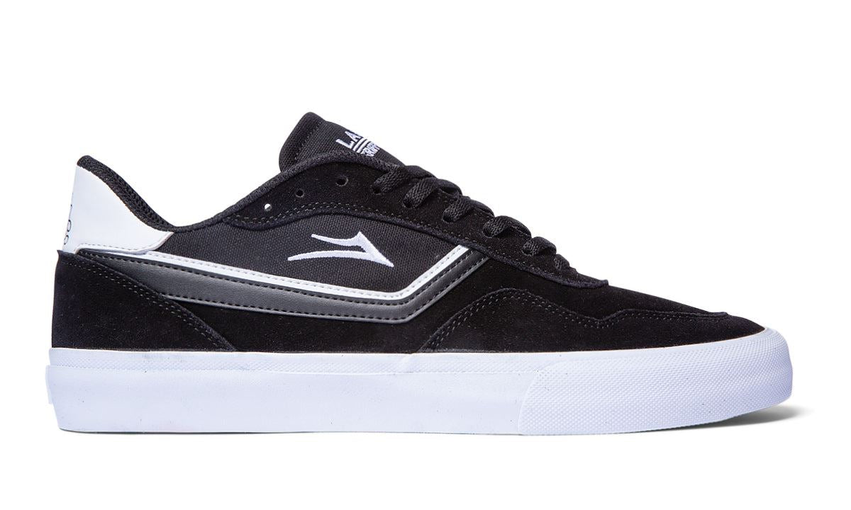 Lakai Terrace Vulc Skate Shoes - Black | Skatewarehouse.co.uk