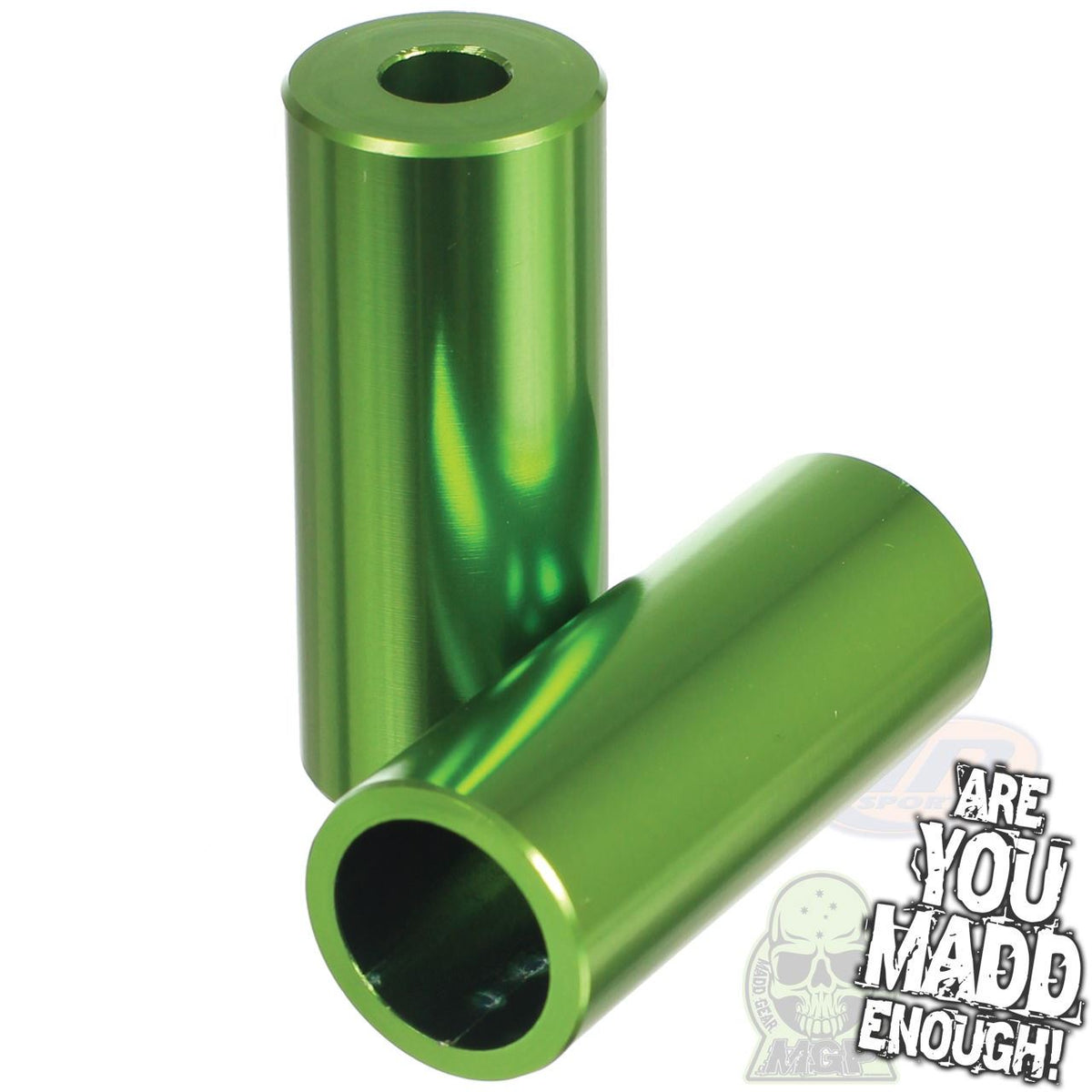 Madd Gear Mgp Alloy Pegs - Green | Skatewarehouse.co.uk