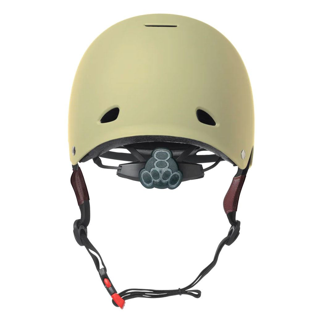 Triple Eight Dual Certified Gotham Helmet - Cream | Skatewarehouse.co.uk