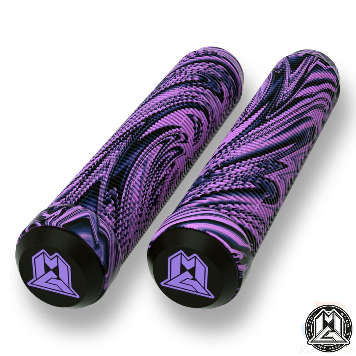 Madd Gear Mgp 180Mm Grind Grips - Swirls - Purple/Black