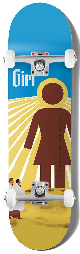Girl Gospel Niels Bennett x Venom Custom Complete Skateboard - 8.0 ...