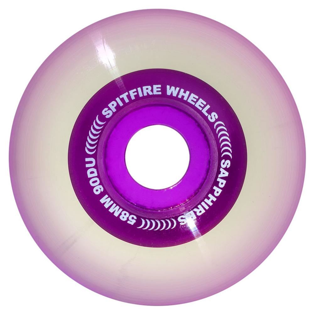 Spitfire Soft Skateboard Wheels Sapphire Radial 90D - Purple ...