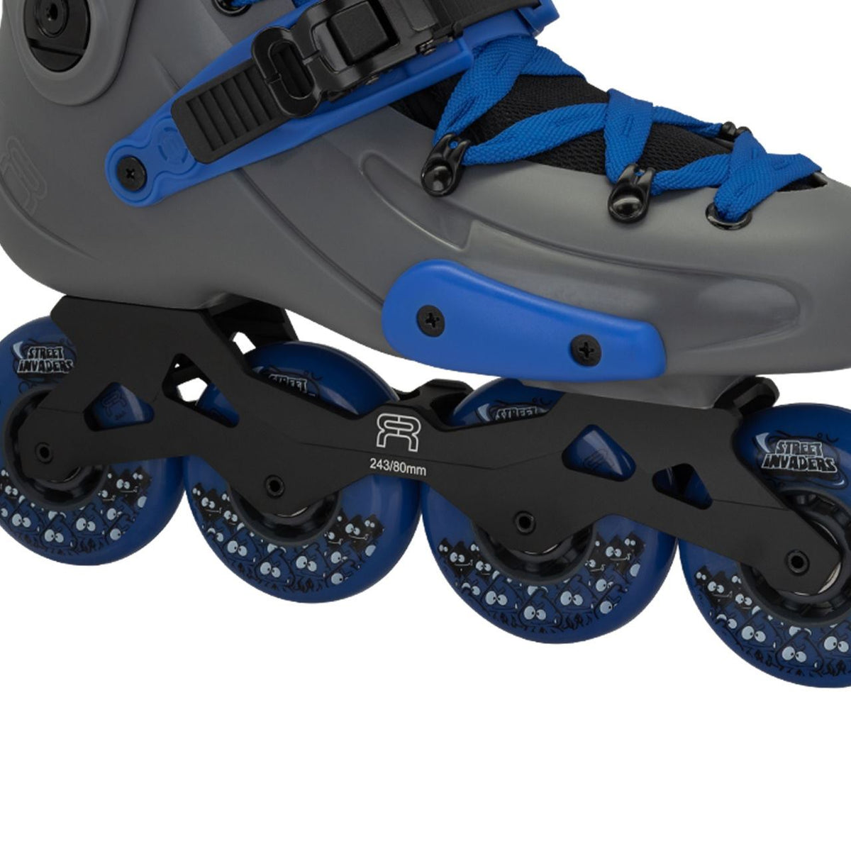 Fr Skates Fr1 80 Grey / Blue Inline Skates | Skatewarehouse.co.uk