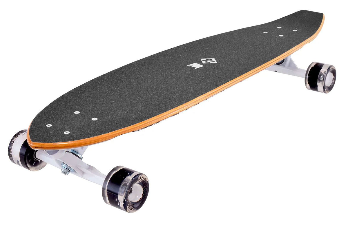 Street Surfing Cut Kicktail Rumble Jungle Complete Longboard Skateboar ...